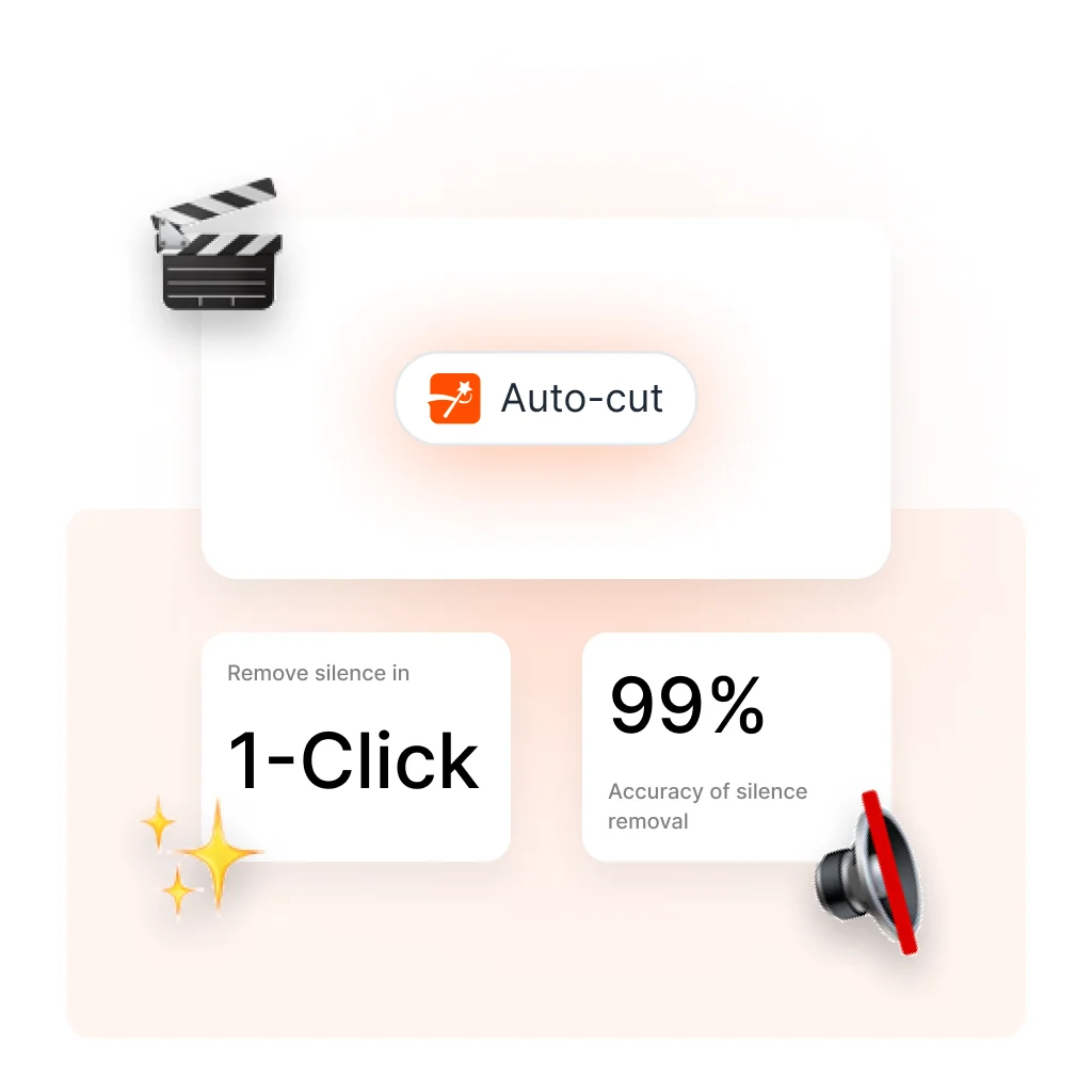 AI Silence Remover | Cut silence with one click